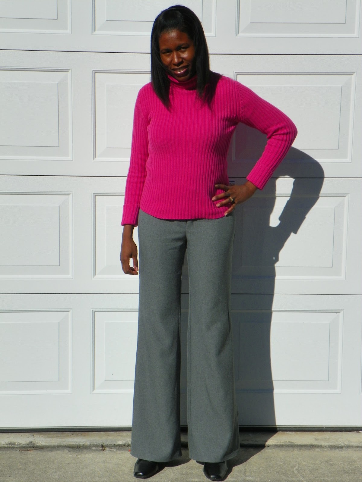 Ten Thousand Hours of Sewing ...: Burda 7192----Loving My Charcoal Gray ...