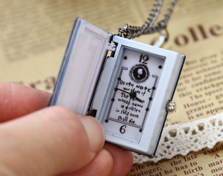 L'esquelet : Adornment - Death Note Book Pendant