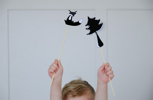My Owl Barn: DIY: Woodland Creatures and Scenery Shadow Puppets