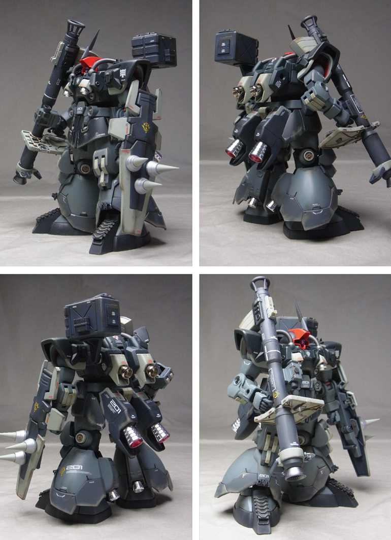 GUNDAM GUY: HGBF 1/144 Dom R35 - Customized Build