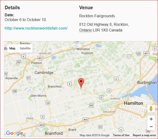 canadadaPHOTOGRAPHY: 164th Rockton Worlds Fair - Thanksgiving Weekend 2016