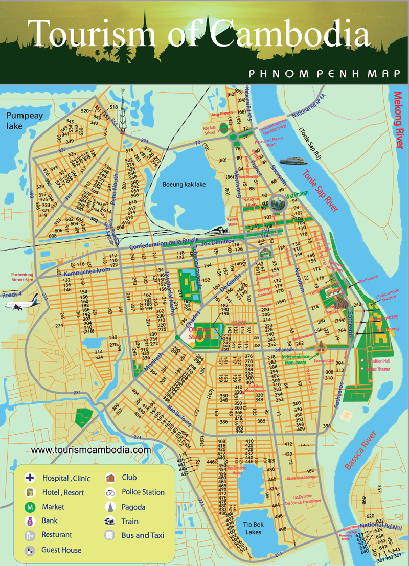 TravelScape Engineer: Phnom Penh Tourist Map