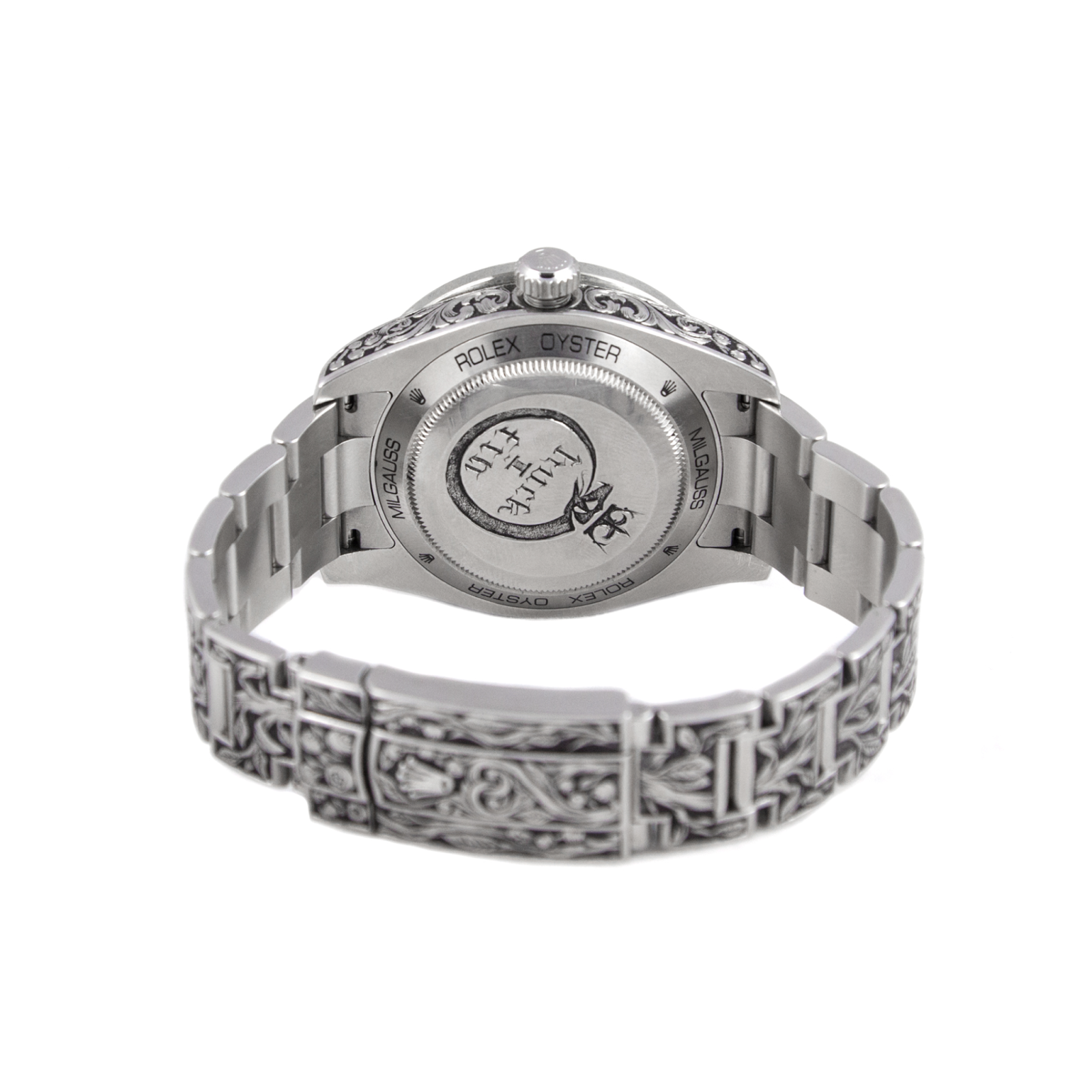 Huckleberry Ltd and Fin Des Temps Engraved Rolex Milgauss - Rob's Rolex ...