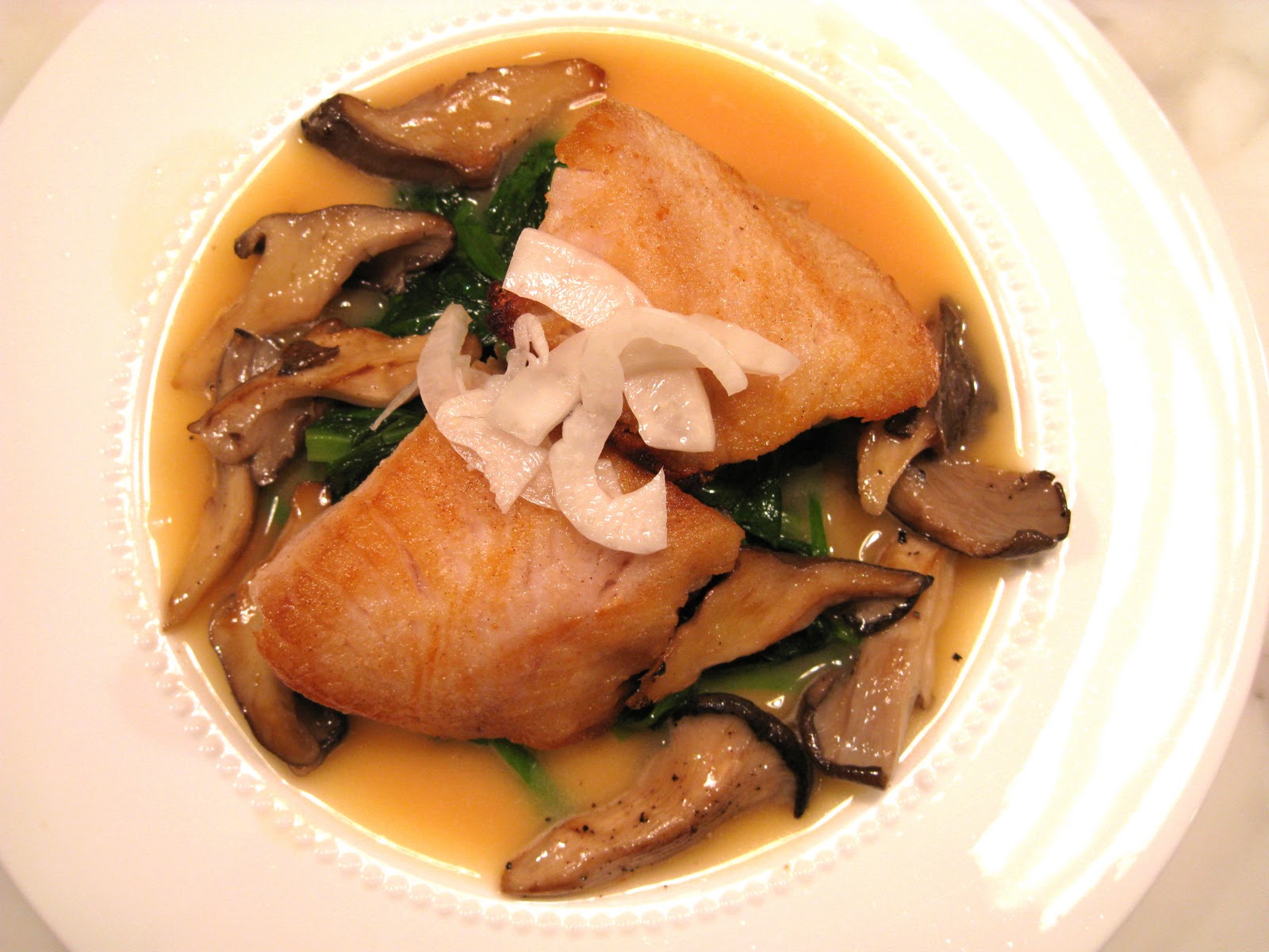 Wok Fried Geoduck or Perhaps Razor Clams with Ginger, Garlic and Scallions