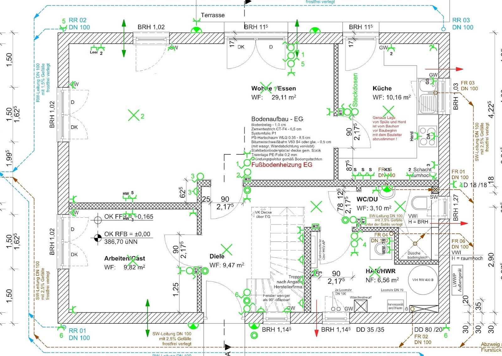 Wir bauen unser Traumhaus , ein Flair 125 in Bad Herrenalb mit der Dürr ...