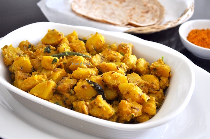 Pinch Of Swad - taste that hits the spot!: Plantain Dry Sabji (Raw ...