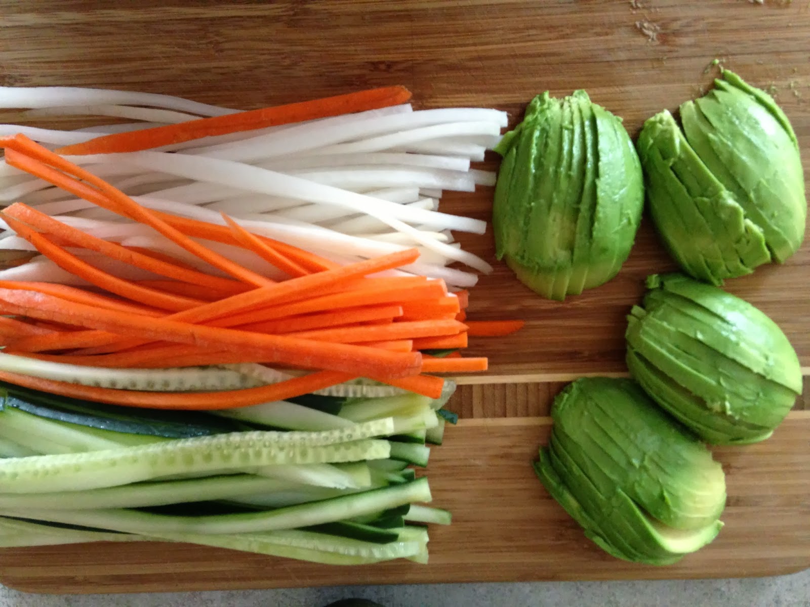 Taya's Kitchen: Veggie Sushi Rolls!!!