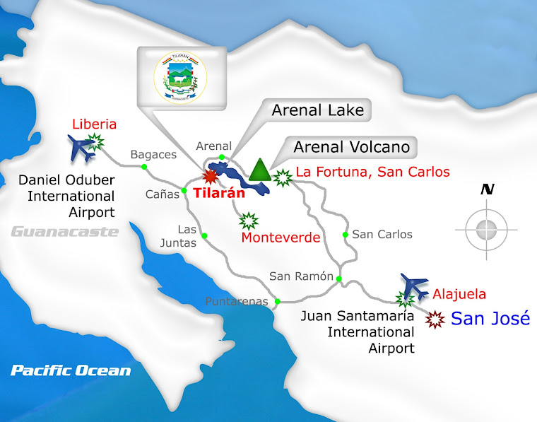 Información Turística de Tilarán: Hoteles Y Cabinas