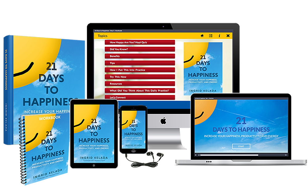 21 Days to Happiness Interactive E-Learning Program & Giveaway! 3 Day ...