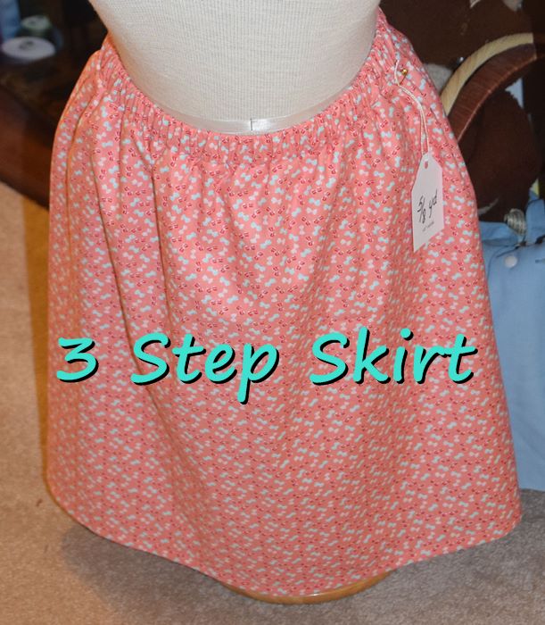 Joy's Jots, Shots & Whatnots: Easy 3 Step Skirt for Any Size