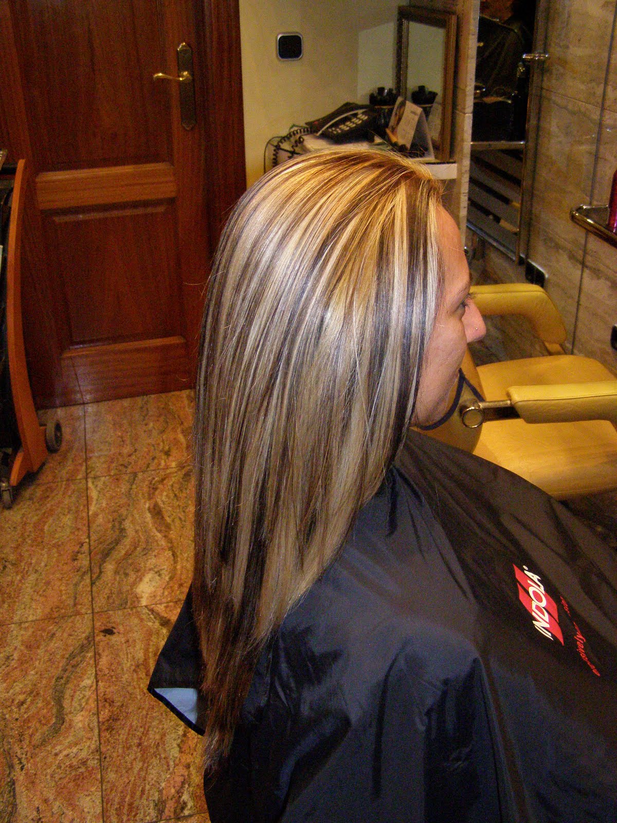 Mechas de color beige - Imagui