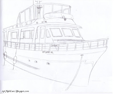 How to draw a boat!! A Step by step Drawing Lesson | Drawing Lessons