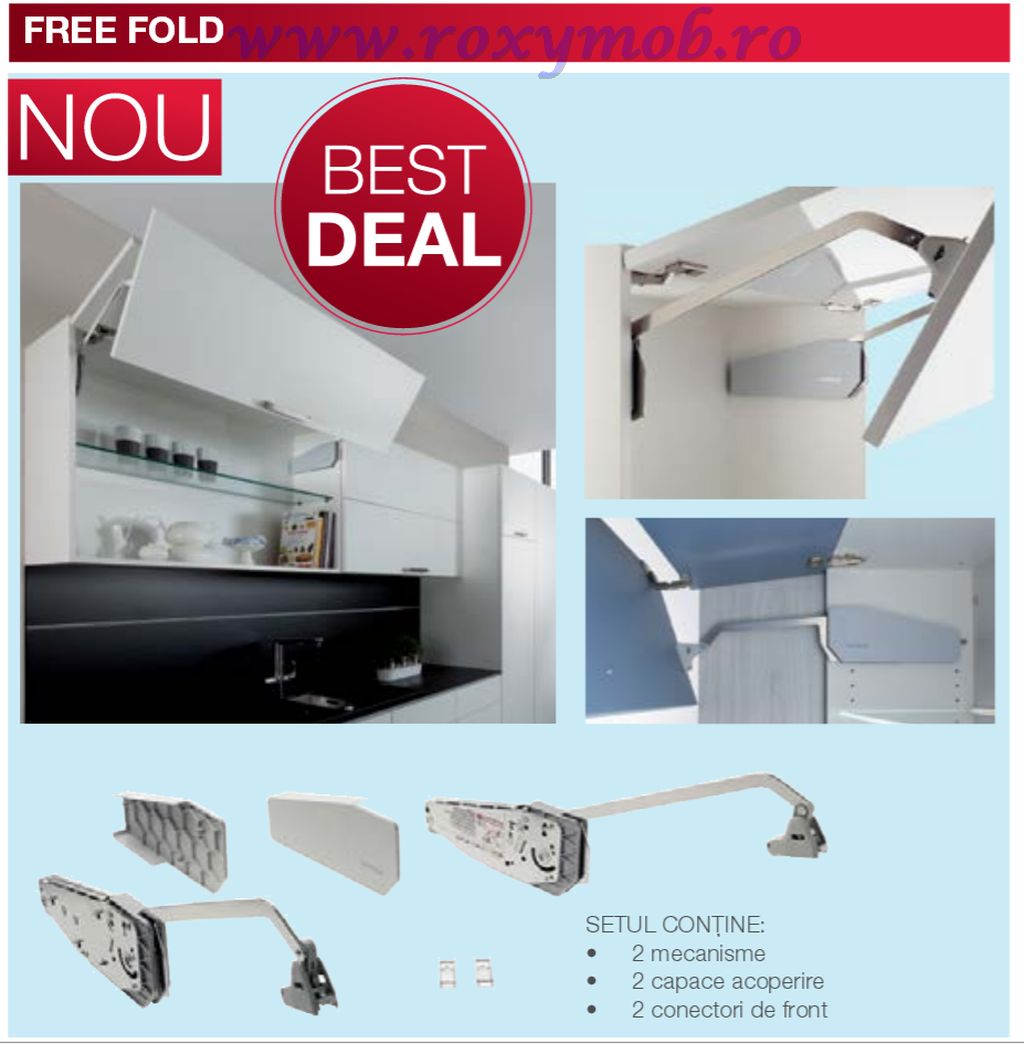 Gentiana Andreea: Sistem de ridicare usi Free Fold Hafele