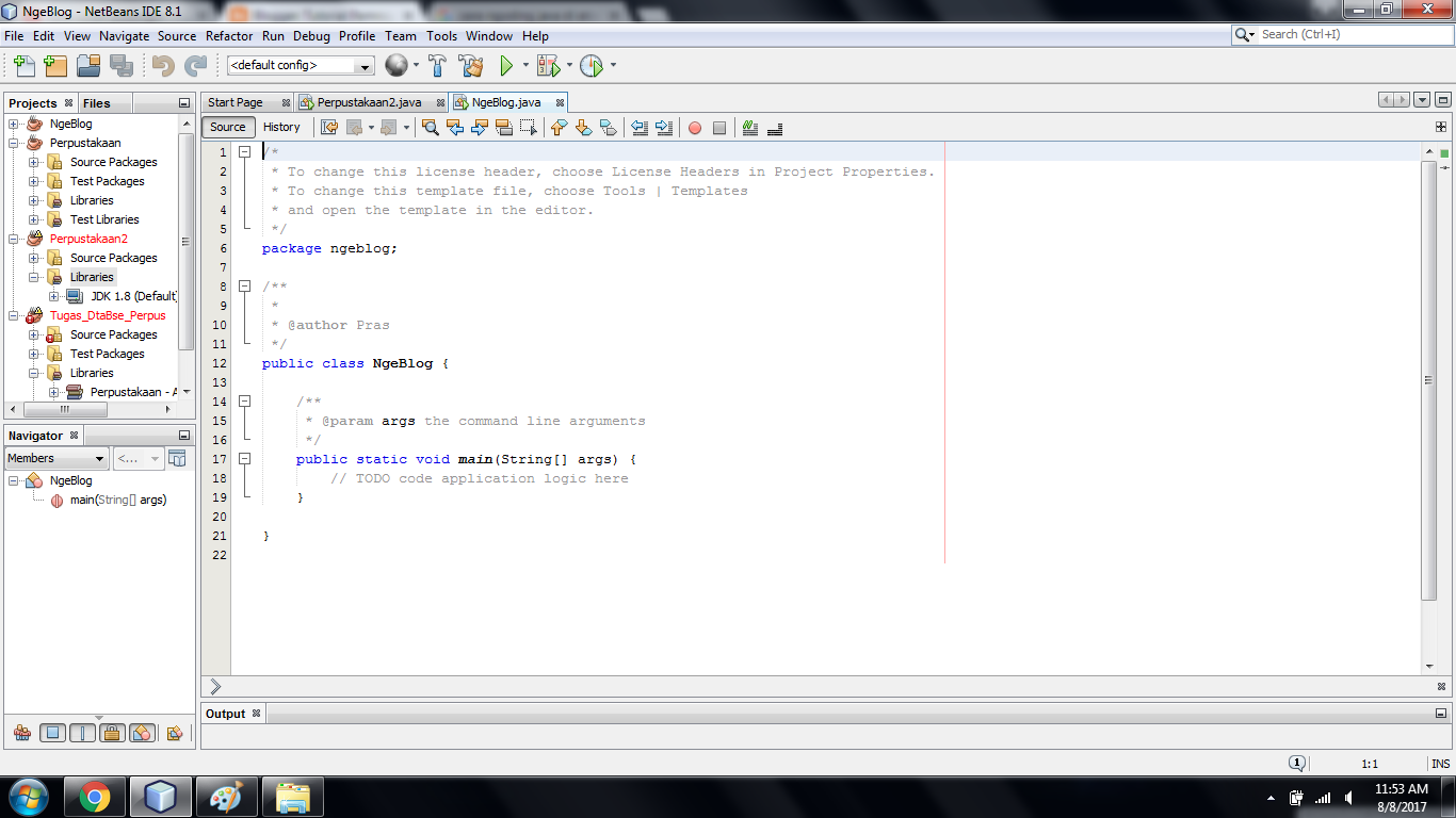 Tutorial Pemrograman Java Pemula