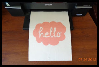 Crafting in a Small Town: "Hello" Pillow Tutorial