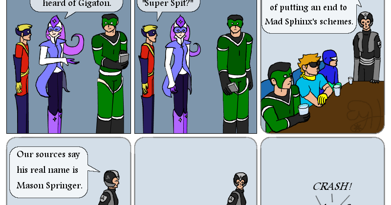 Dilettante Comics: Super Spit-Take