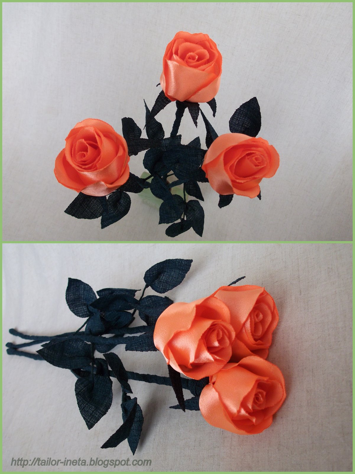 Sev un citiem par prieku: Puķes no auduma