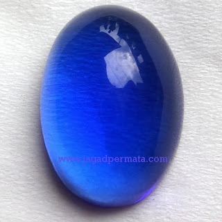 Natural Blue Obsidian JP250 -Jual Batu Permata Hobi Permata