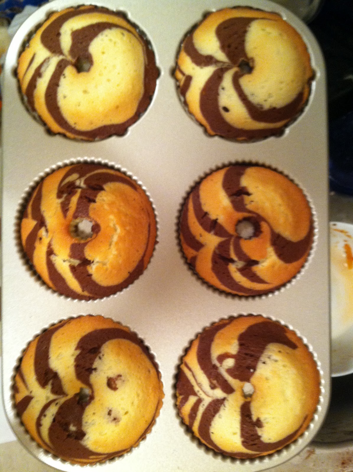 Julie Bakes: Zebra cakes