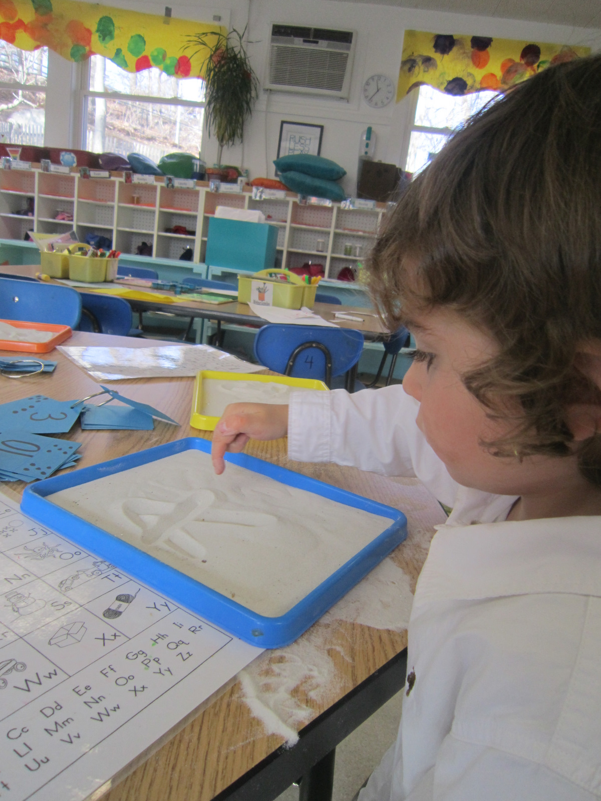 Playfully Learning: Sand Tray Writing