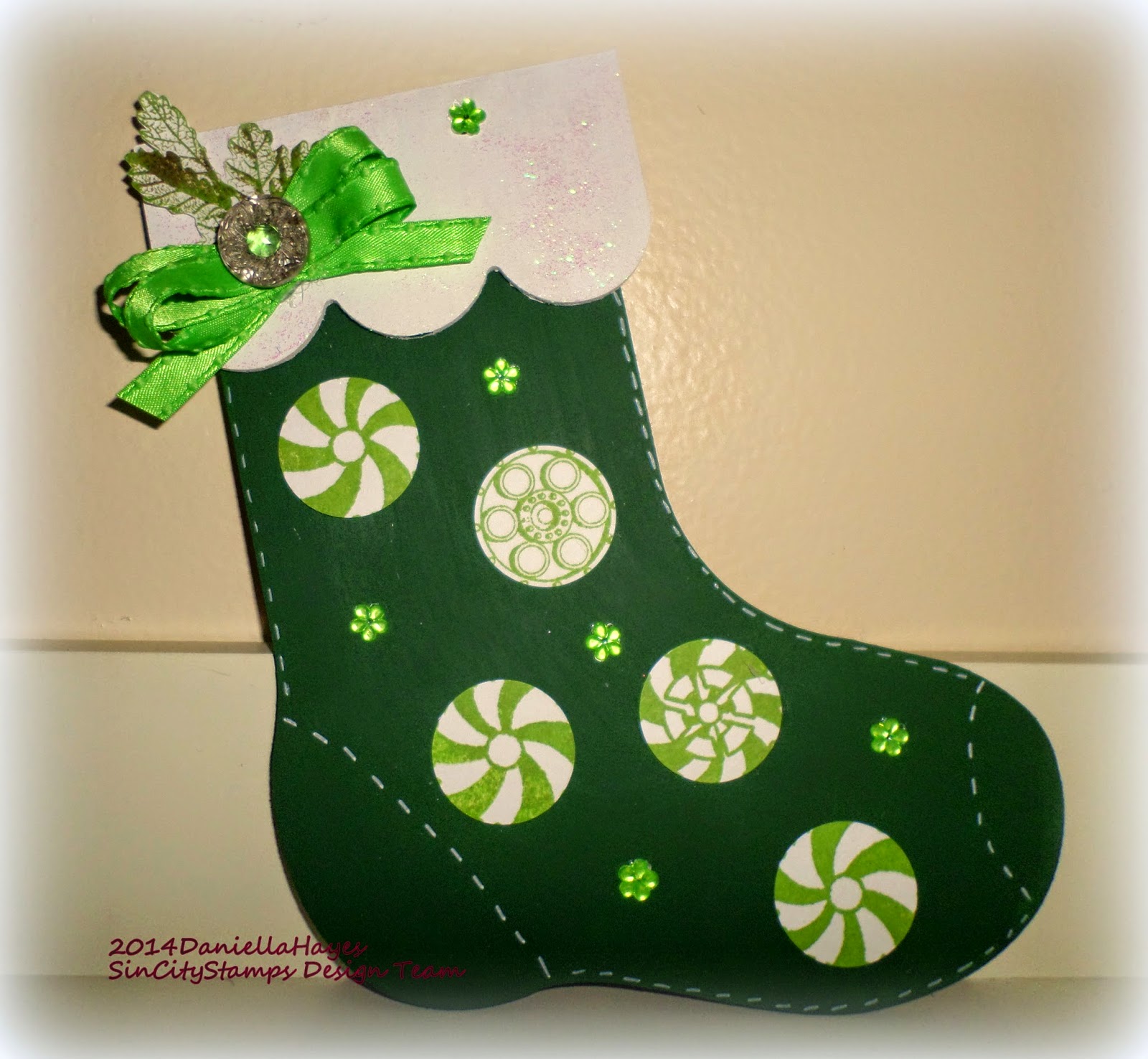 Daniella Hayes...Layers of Creativity: CHRISTMAS STOCKING