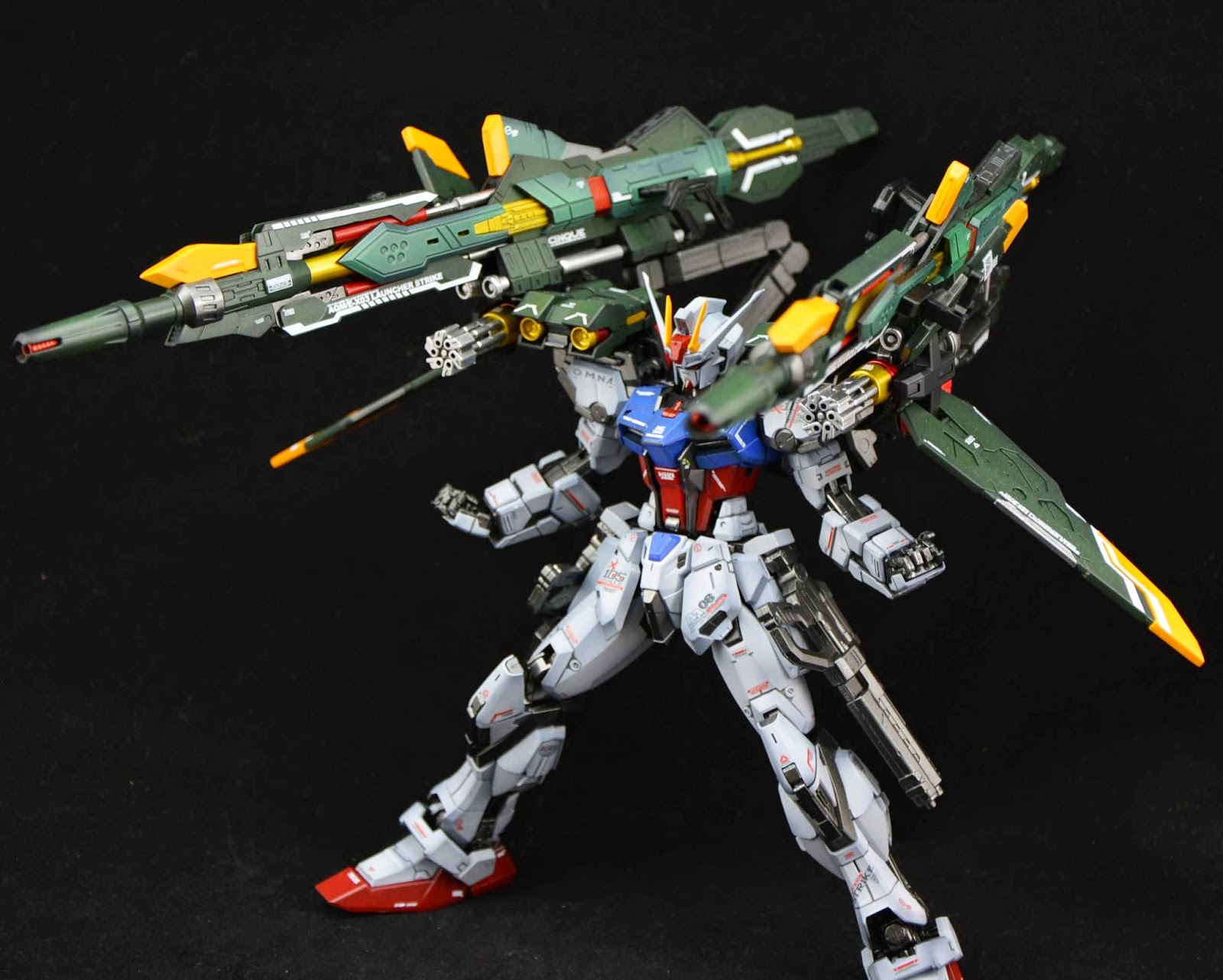 GUNDAM GUY: 1/100 Launcher Strike Grundam 'Heavy Weapon Ver.' - Painted ...
