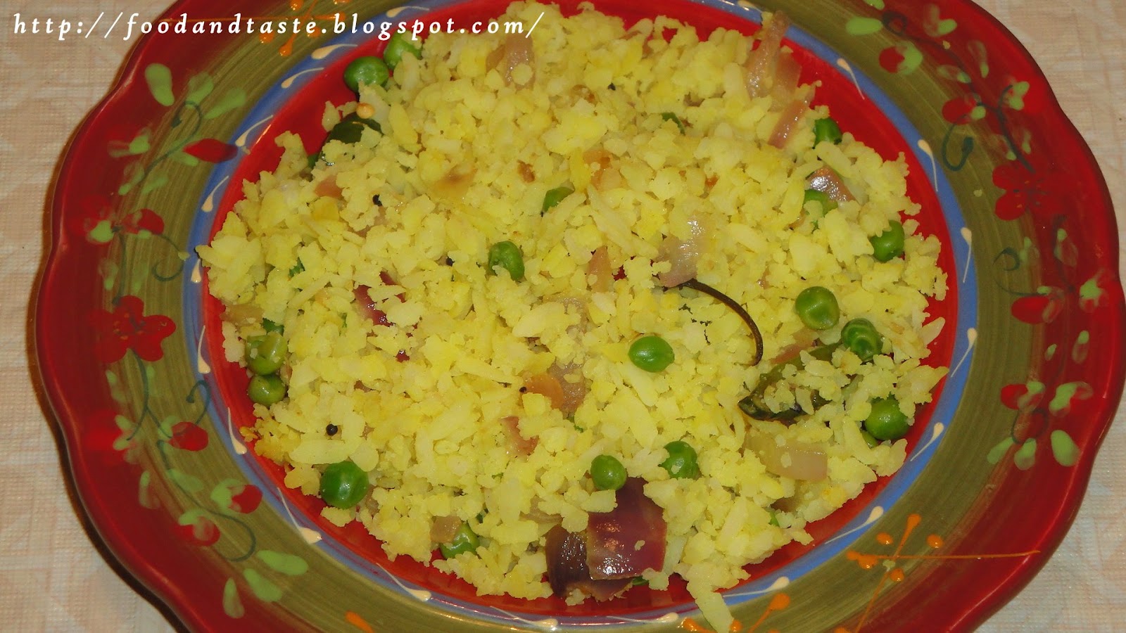 Food and Taste: Avil (Rice flakes-poha) Upma - South Indian Recipe
