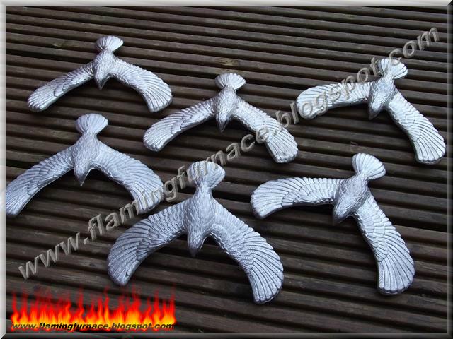 Aluminum eagle sand casting ~ Metal casting projects
