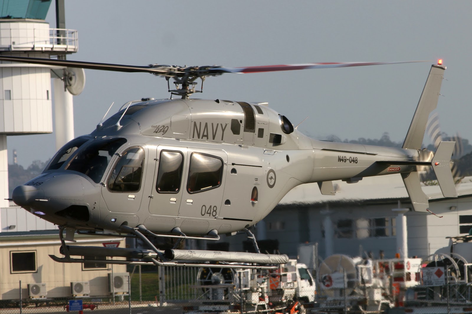 Brisbane Regional Area Spotters Blog: Navy Bell 429 spotted at OOL.