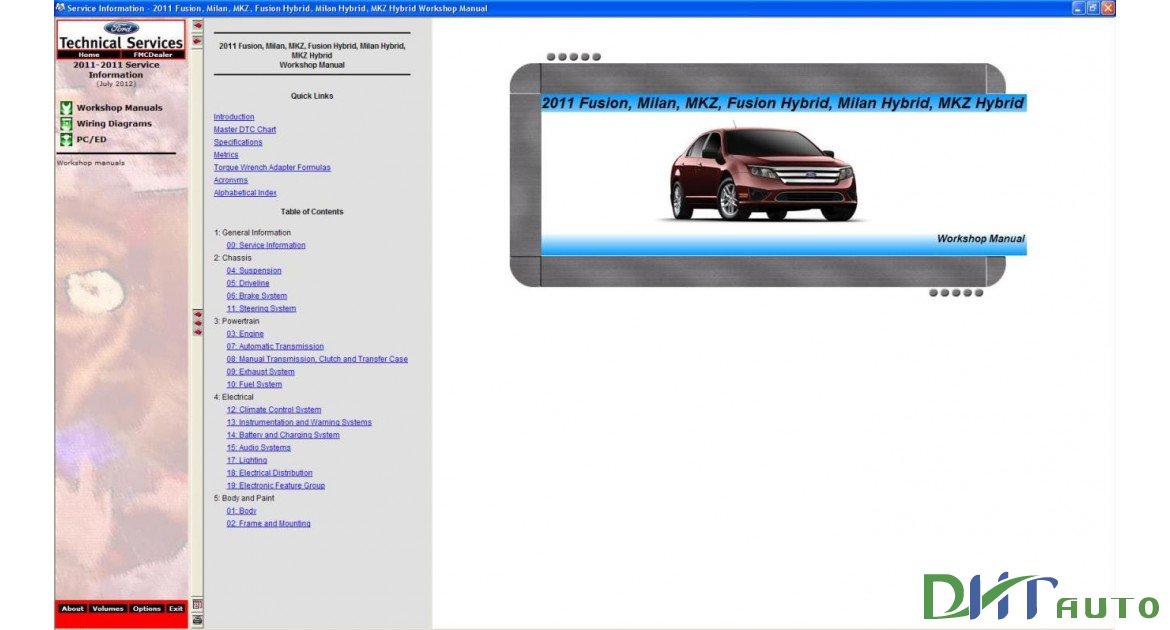 FORD USA TIS SERVICE INFORMATION [2011] - Automotive Library