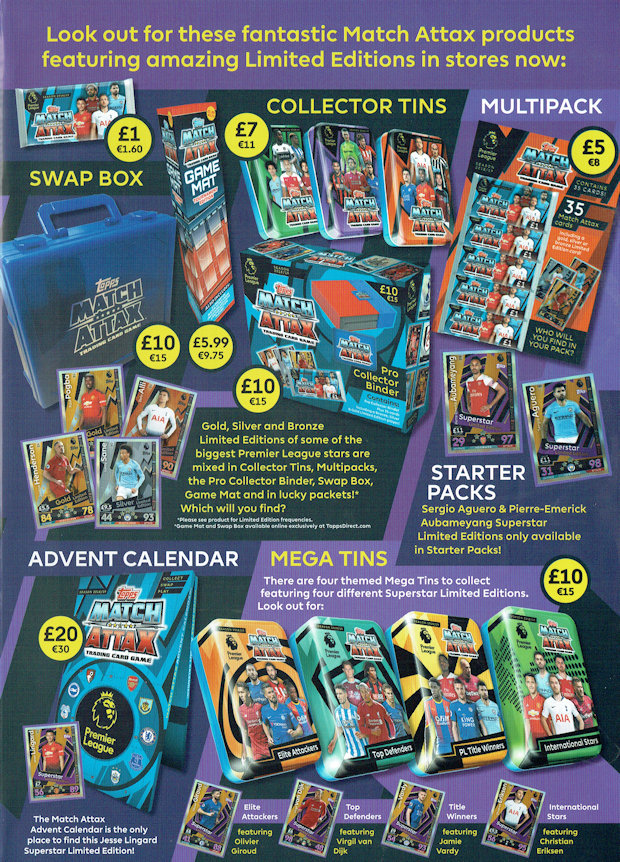 Football Cartophilic Info Exchange: Topps - Match Attax 2018/19 (037 ...