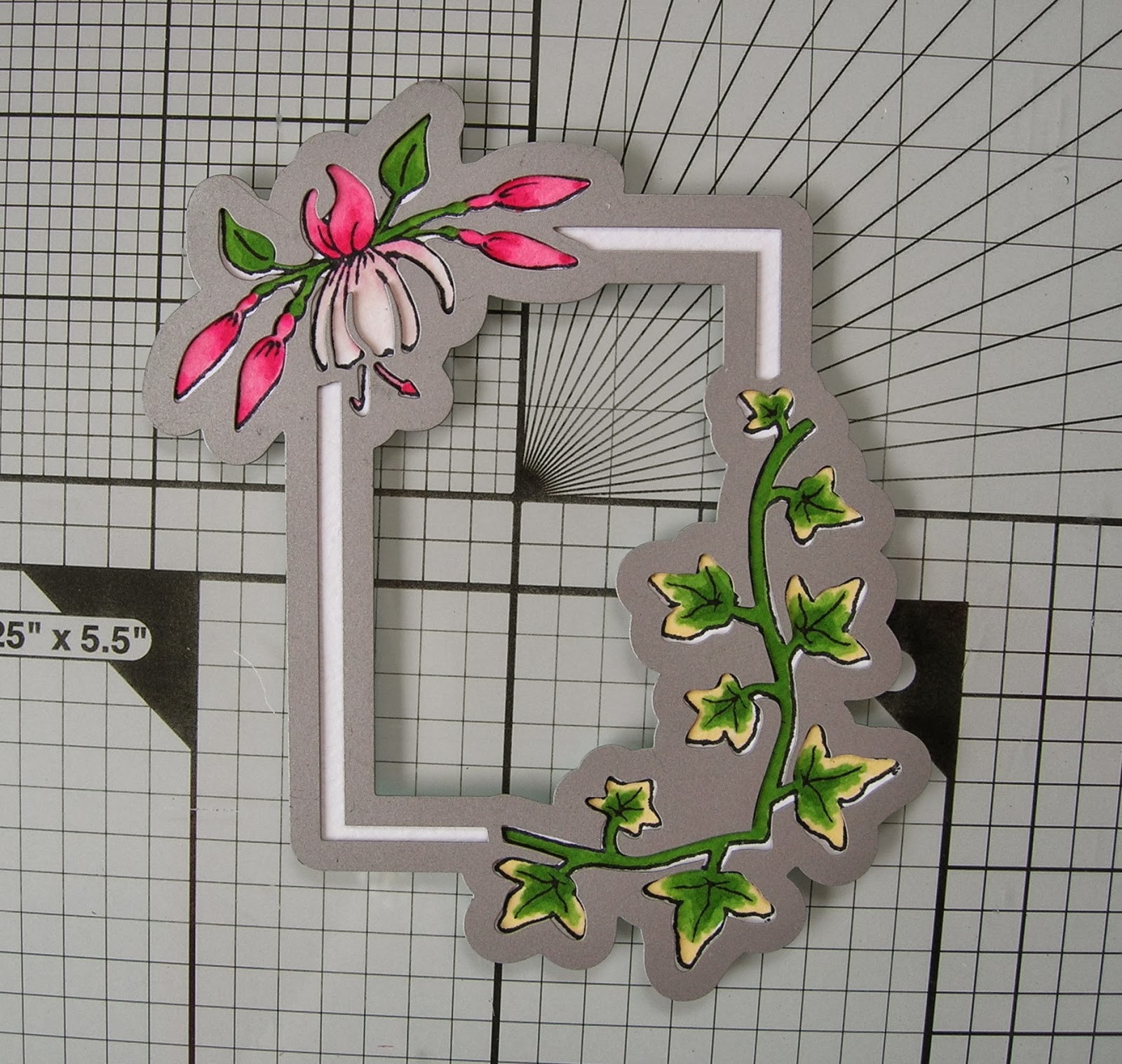 A Passion For Cards: Indulgence Die and Fuchsia combination - Tutorial