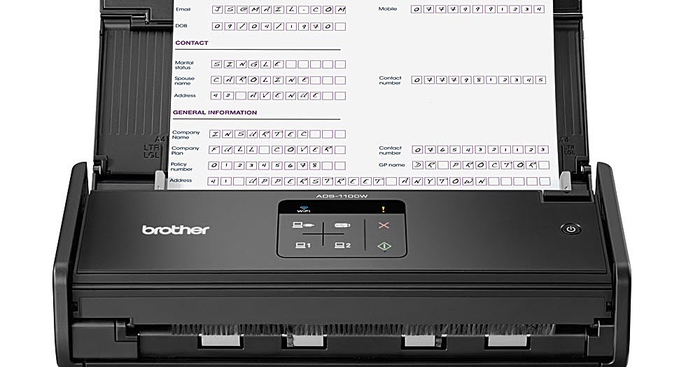 Tìm hiểu phần mềm Control Center 4 ở máy scan Brother - Máy scan văn ...