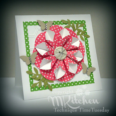 Technique Time Tuesday: Dahlia Fold Flower Reminder