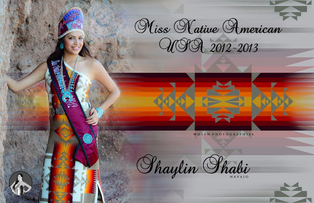 White Wolf : Shaylin Shabi (Navajo), Miss Native American USA 2012-2013