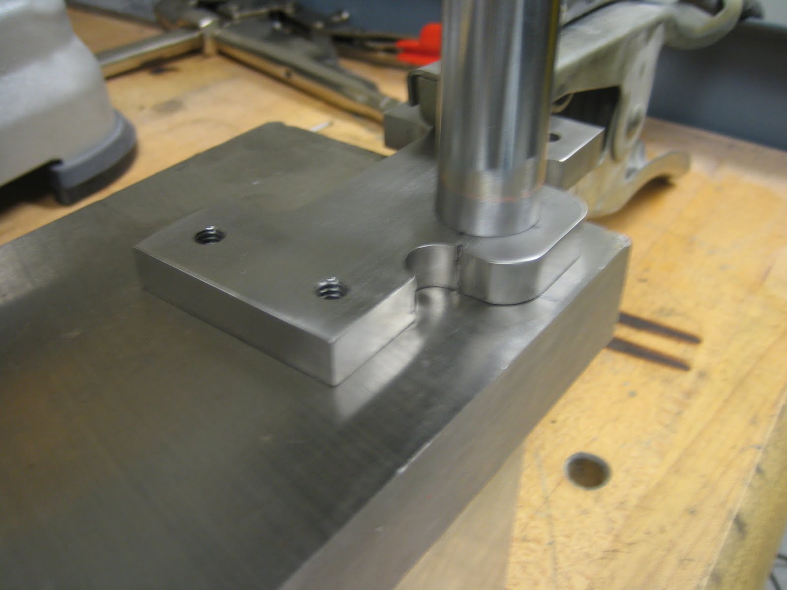 Bad Ass Moped: Welded Steering Column