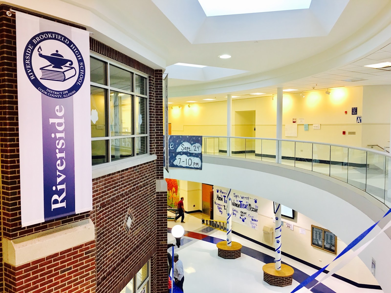Touring Riverside-Brookfield High School