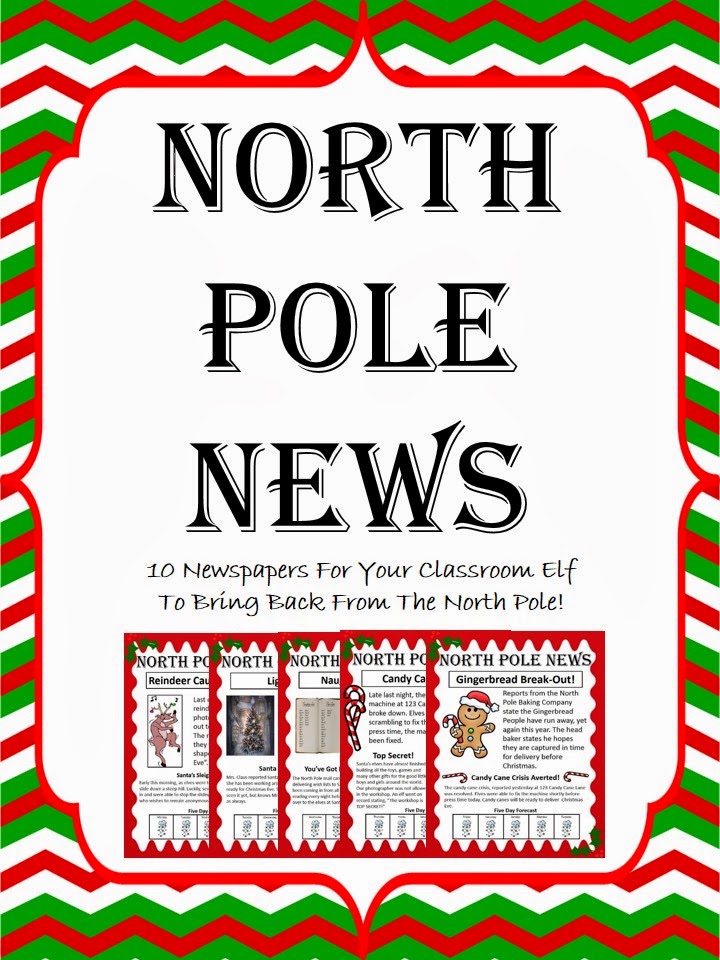 The Very Busy First Graders: North Pole News and a little Elf and ...