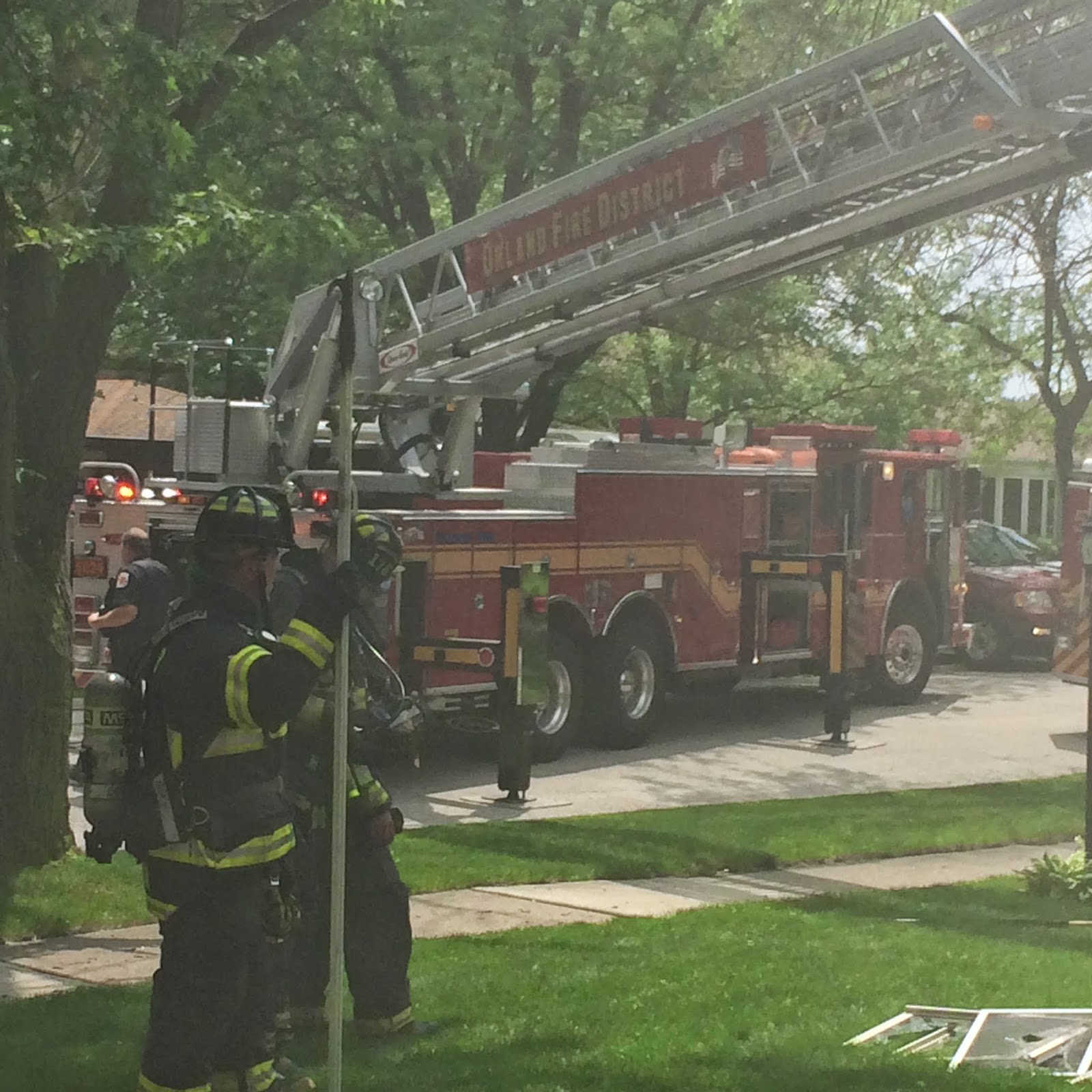 Orland Fire Protection District Blog: OFPD responds to home fire