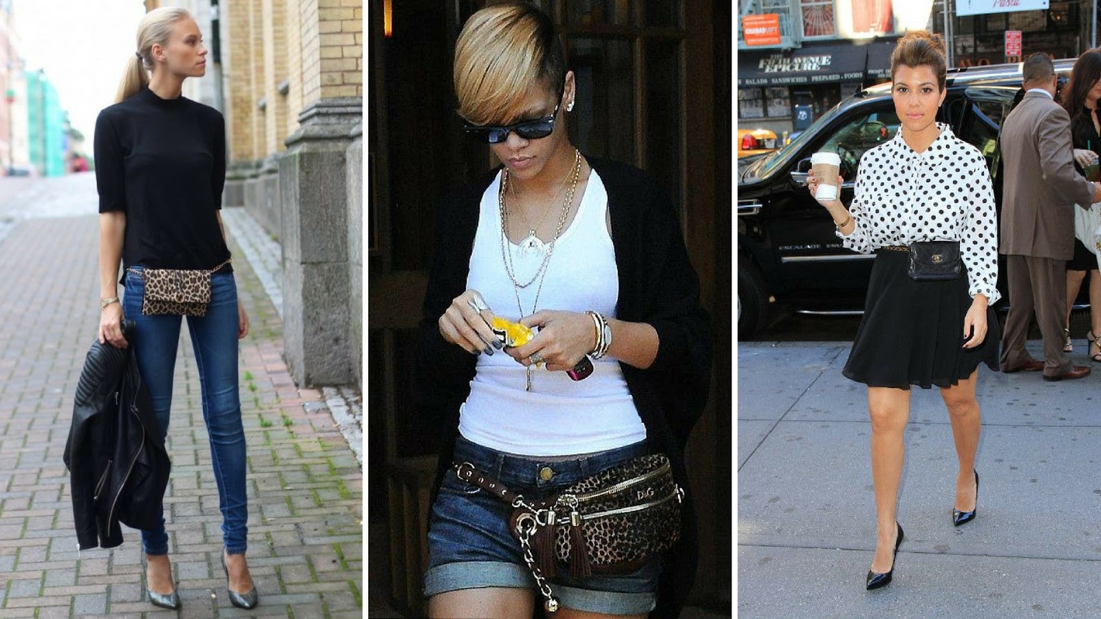 Estilosas e Fashionistas: A Moda das Pochetes ( Belt Bags are fashion )