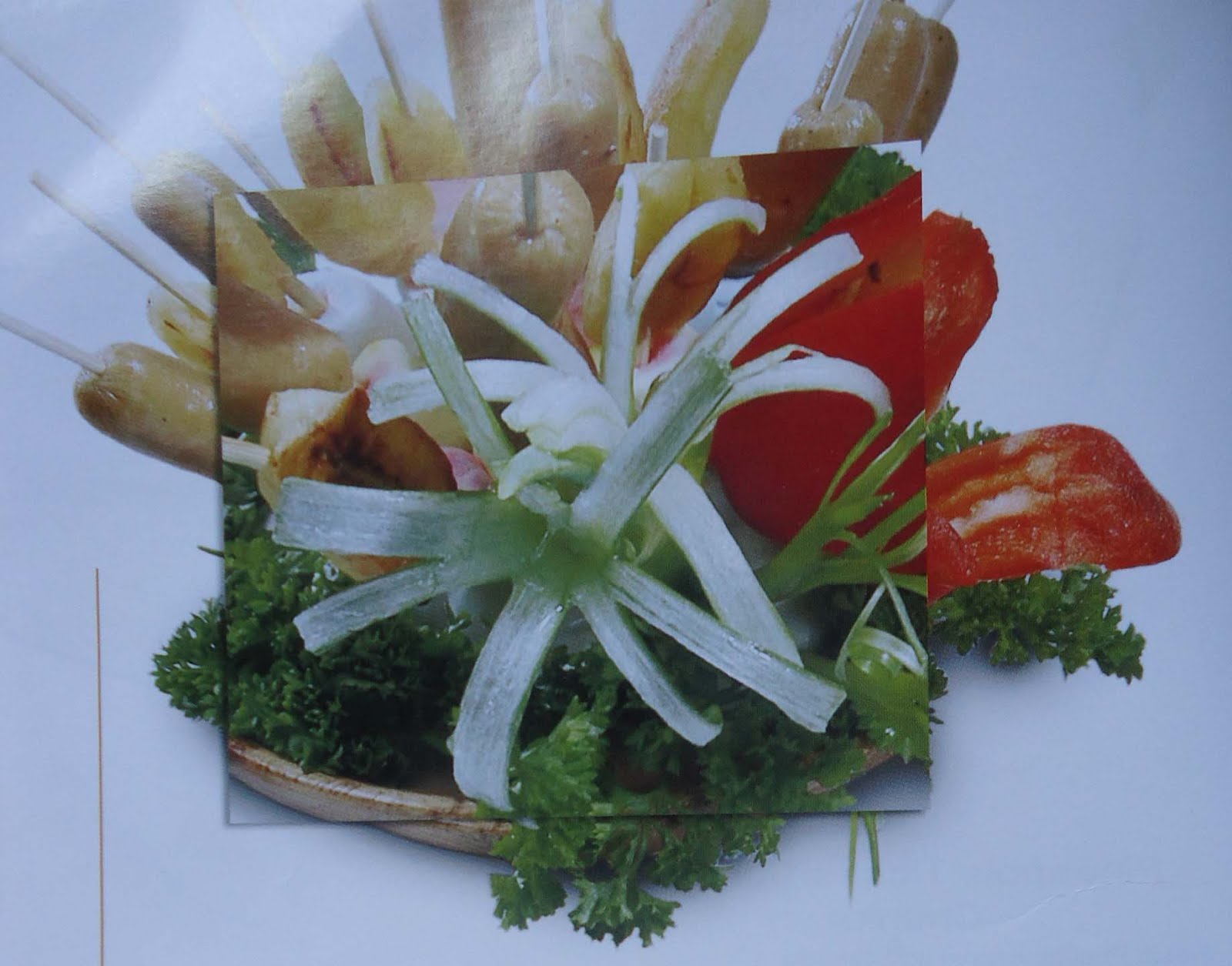 Spring Onion Curly Flowers (Garnishing) | Read The Net