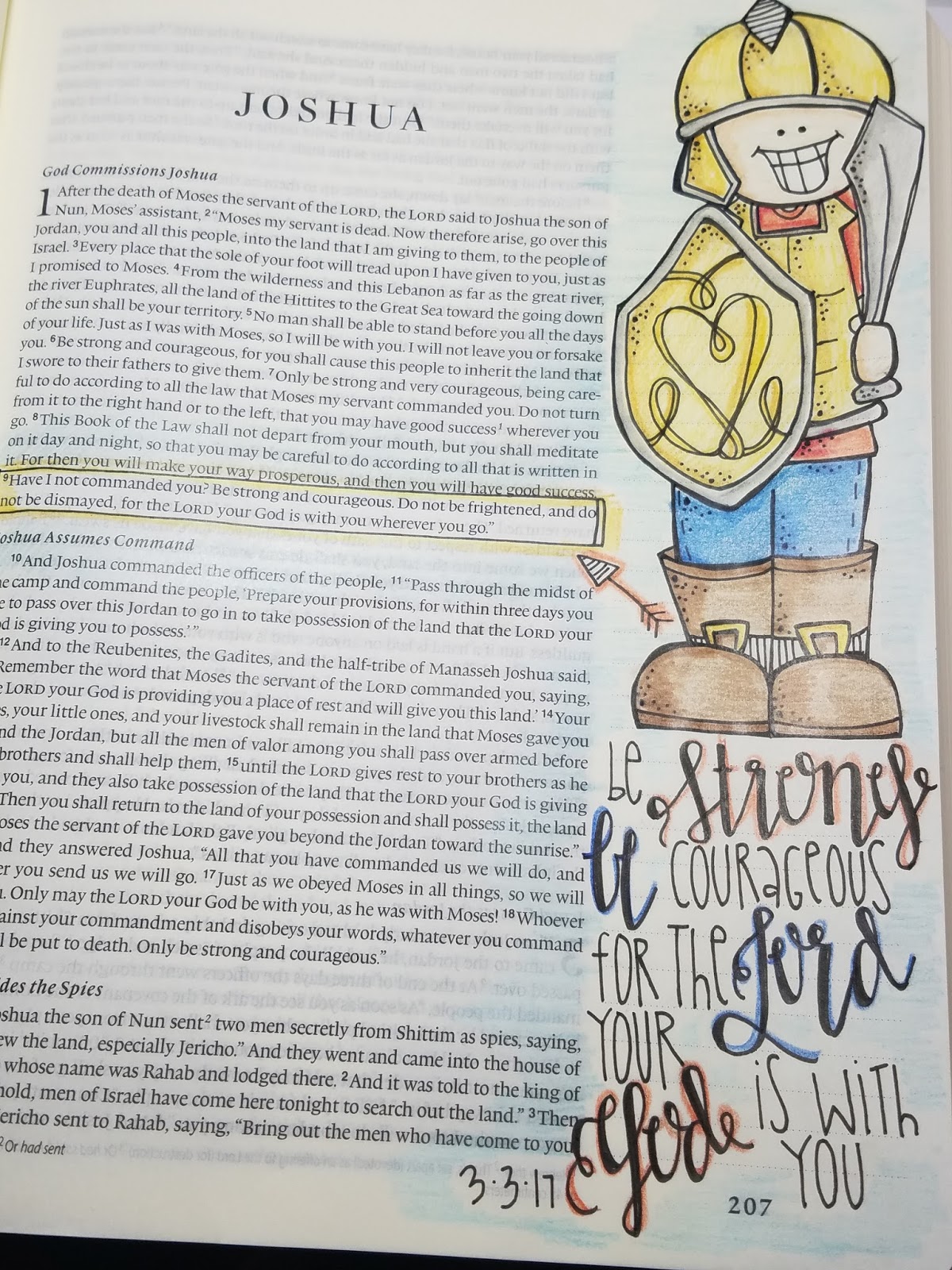 Melonheadz LDS illustrating: Bible Journaling