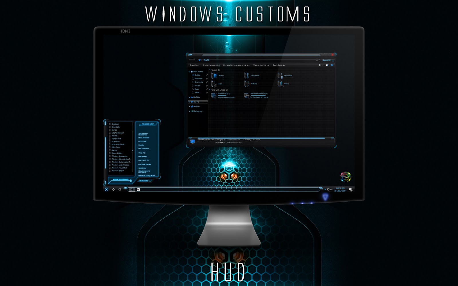 Windows Customs: HUD