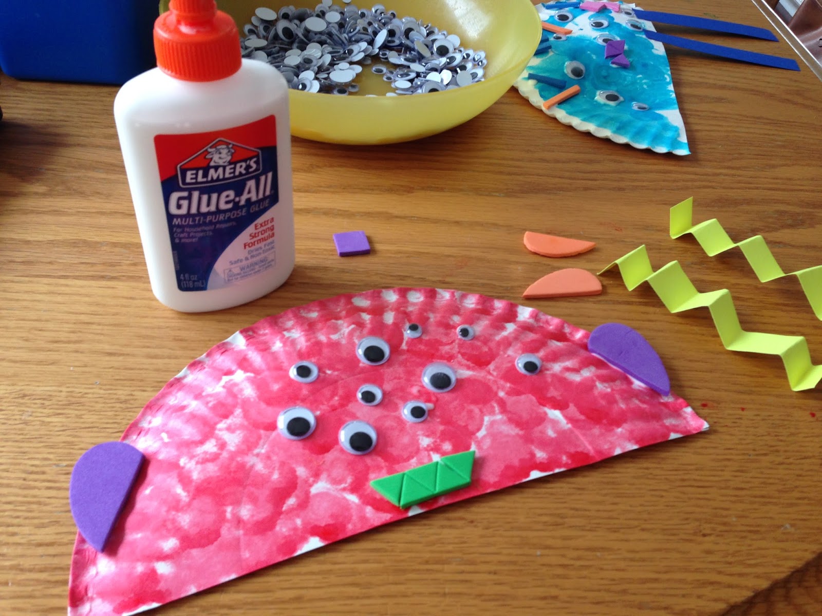 Toddler Approved!: Paper Plate Monster Craft
