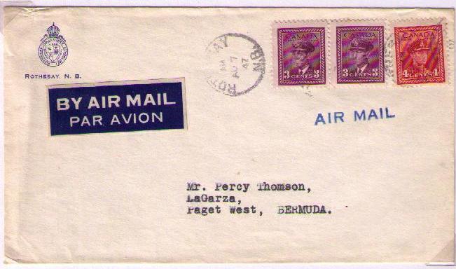 Postal History Corner: International Air Mail Letter Rates Part 1 ...