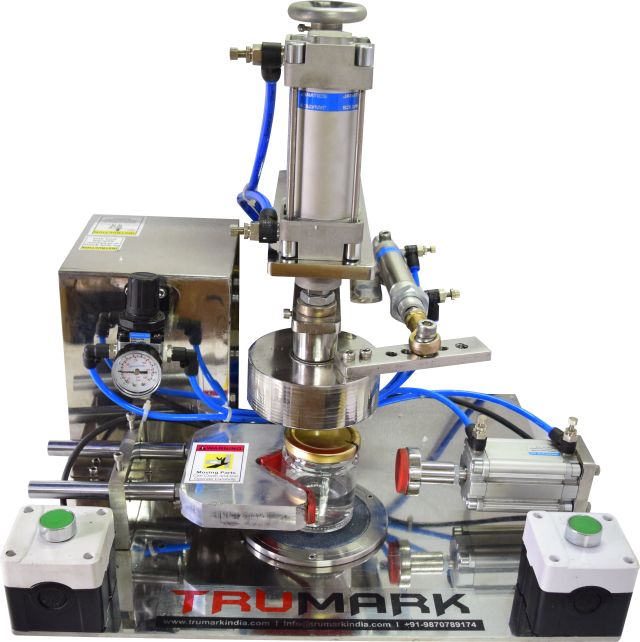 FILLING CAPPING LABELING MACHINES: Manual Pneumatic twist off capper ...