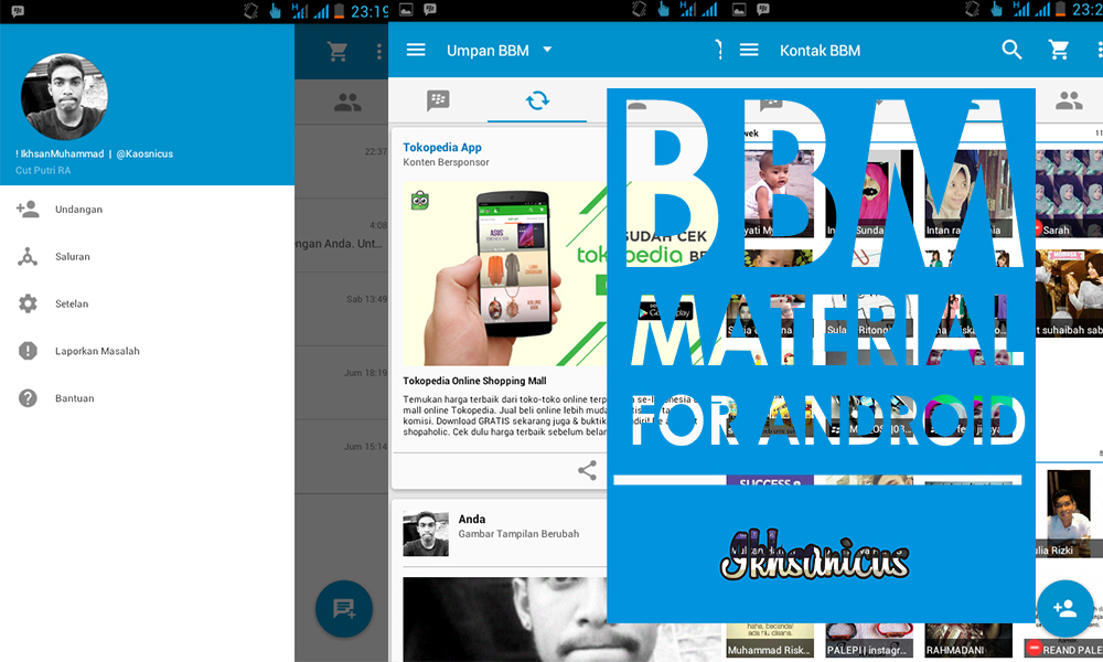 BBM Material Untuk ANDROID ~ Ikhsanicus - Digital Diary