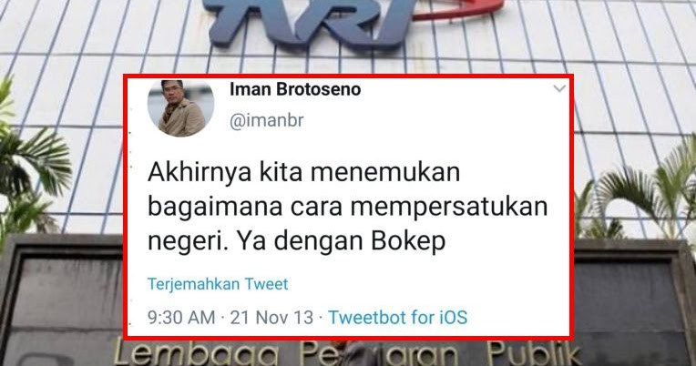 Bokep dan Playboy, Dirut TVRI Iman Brotoseno Jawab Semua Tuduhan Miring | PORTAL ISLAM