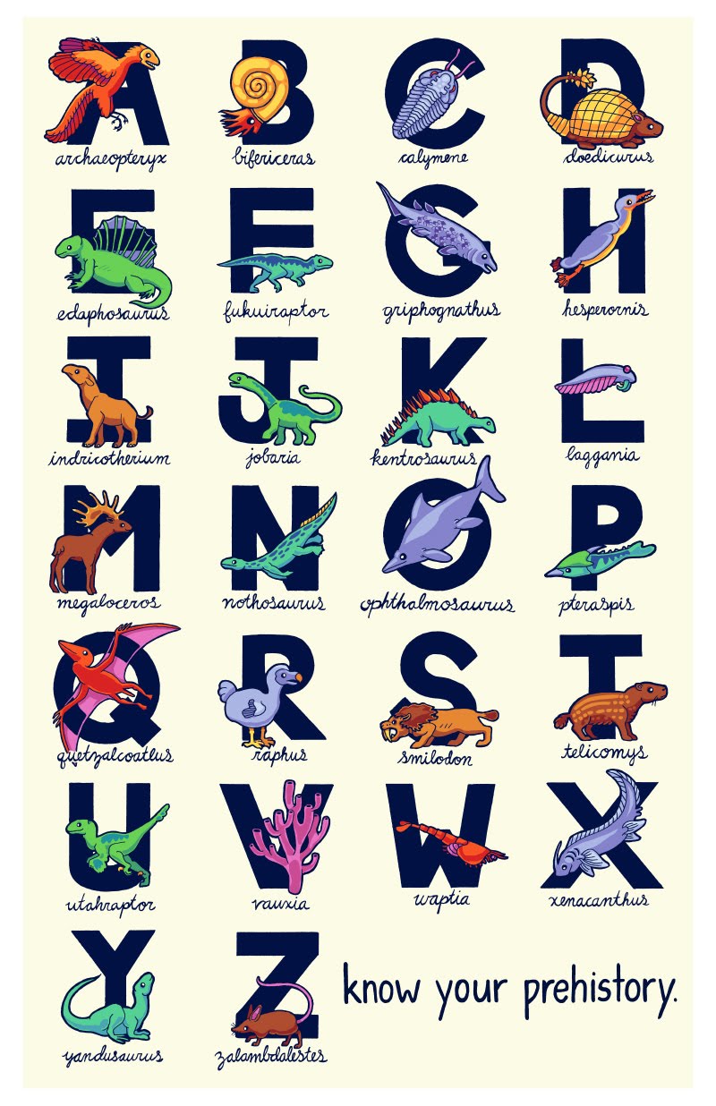 TIERRA DE DINOSAURIOS: Un paleoabecedario para conocer la prehistoria.