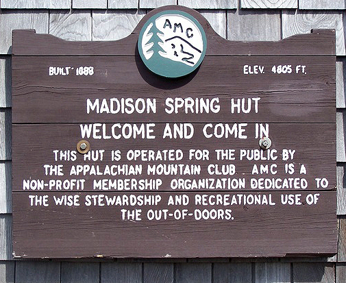 Hiking in the White Mountains: Trail Signs